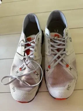 On Running | Shoes | On Cloud Running Mens White Athletic Shoes With ...
